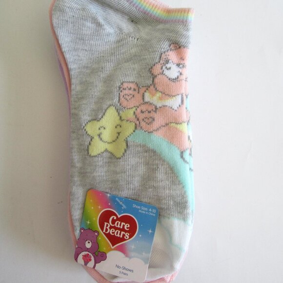 Care Bears | Accessories | Care Bears 5 Pair Pastel No Show Socks ...